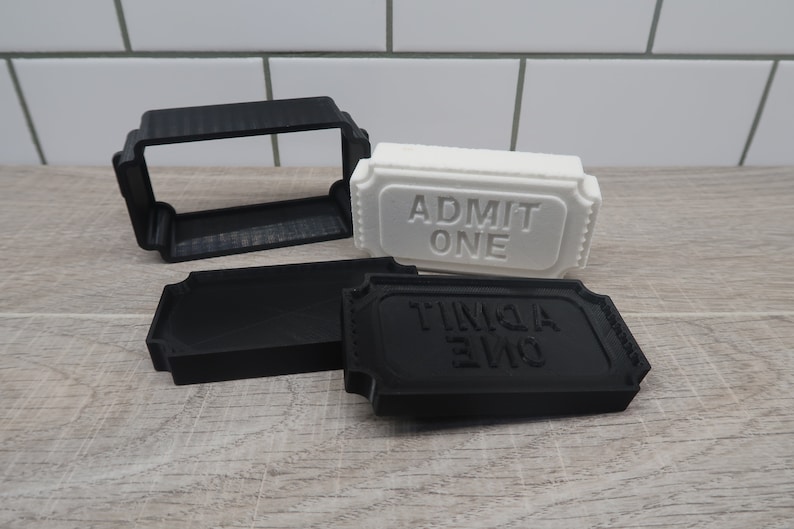 Ticket Bath Bomb Mold - Etsy