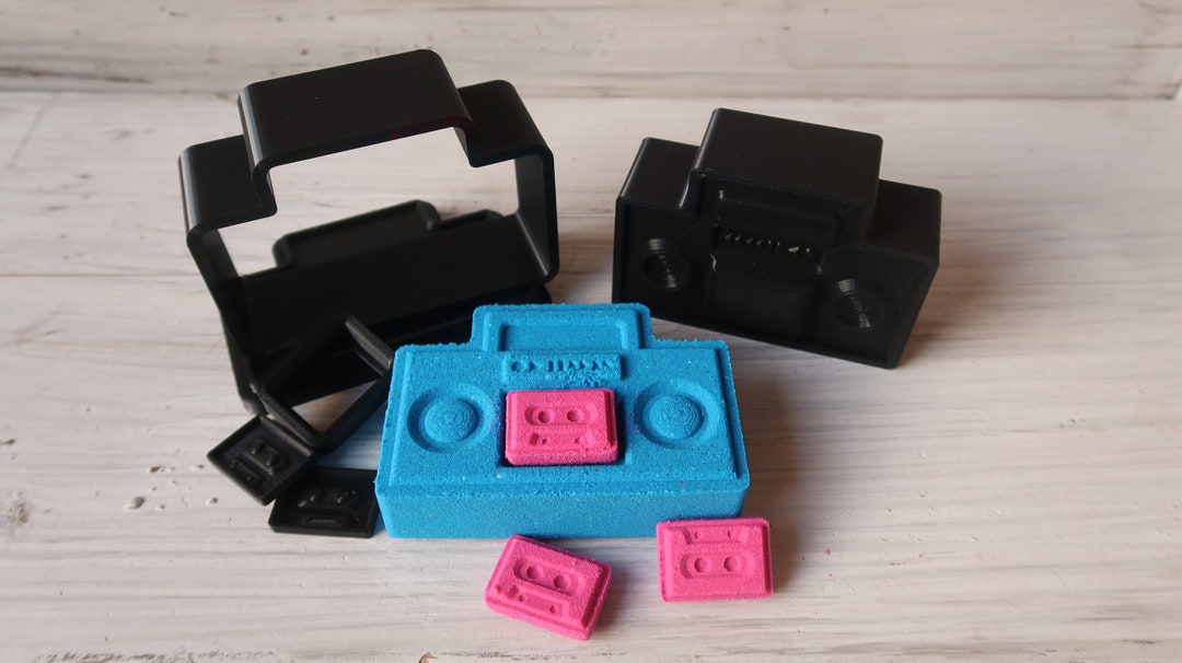 Stereo and Casette Tape Bath Bomb Mold - Etsy