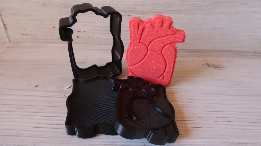 Human Heart Bath Bomb Mold - Etsy