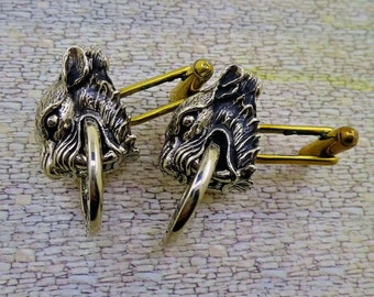 Tiger Cufflinks - Etsy