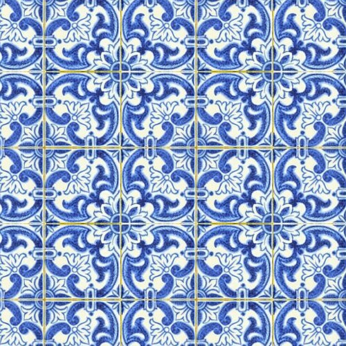 Blue Tiles Wallpaper Digital Instant Download Printable - Etsy