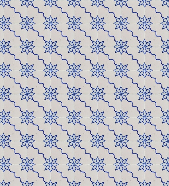 Antique Delft Blue Tiles Wall Digital Instant Download | Etsy