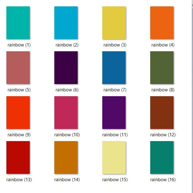 Rainbow Paper Kids Crafts Scrapbooking Purple Blue Red Pink Yellow ...