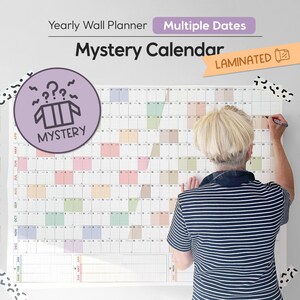 Mystery Giant Wall Calendars, Wall Calendars Dry Erase, Multiple Sizes ...