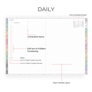 2024 Digital Planner Goodnotes, 2024 Digital Daily Planner, 2024 ...