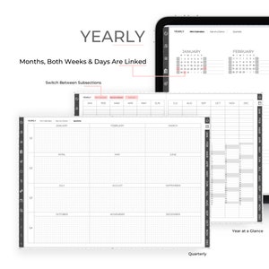 2024 Digital Planner With Google Calendar Links, 2024 Digital Planner ...
