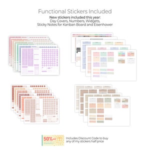 2024 Digital Planner Bundle, 2024 Digital Planner With Google Calendar ...