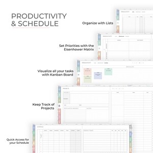 Digital Planner Undated, Digital Planner Undated Bundle, Hybrid Weeks ...