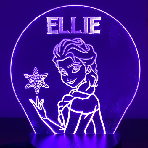 Frozen 2 Elsa Night Light Frozen LED Night Lamp Frozen - Etsy