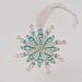 Sky Blue Snowflake - Etsy
