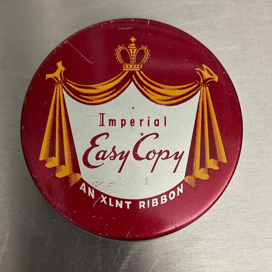 Vintage Typewriter Ribbon Tin -- "imperial Easy Copy" - Etsy