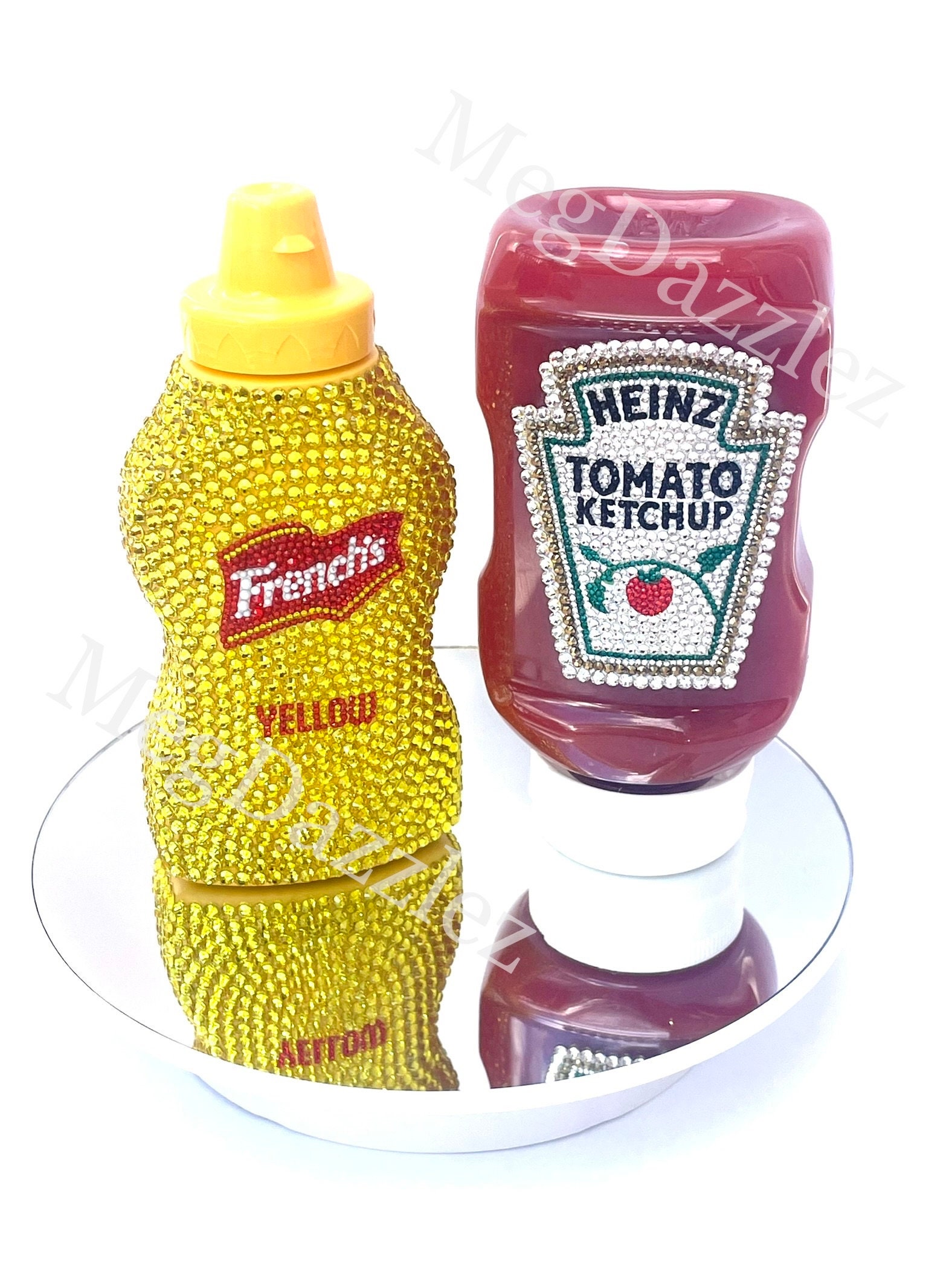 Ketchup Bling Front & Back Labels Only Bling Tomato Ketchup Bedazzled ...