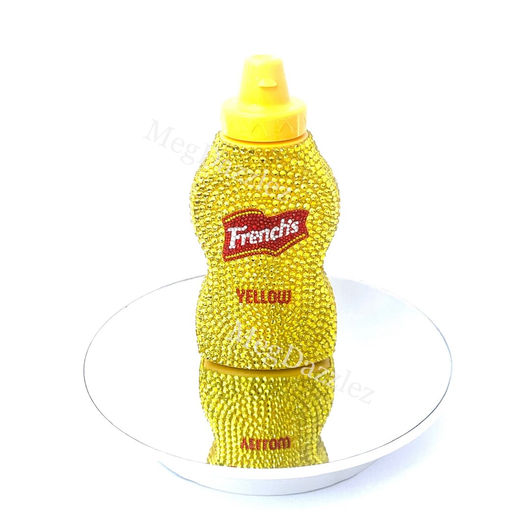 Bedazzled Yellow Mustard: Rhinestone Bling Condiment Gift - Etsy