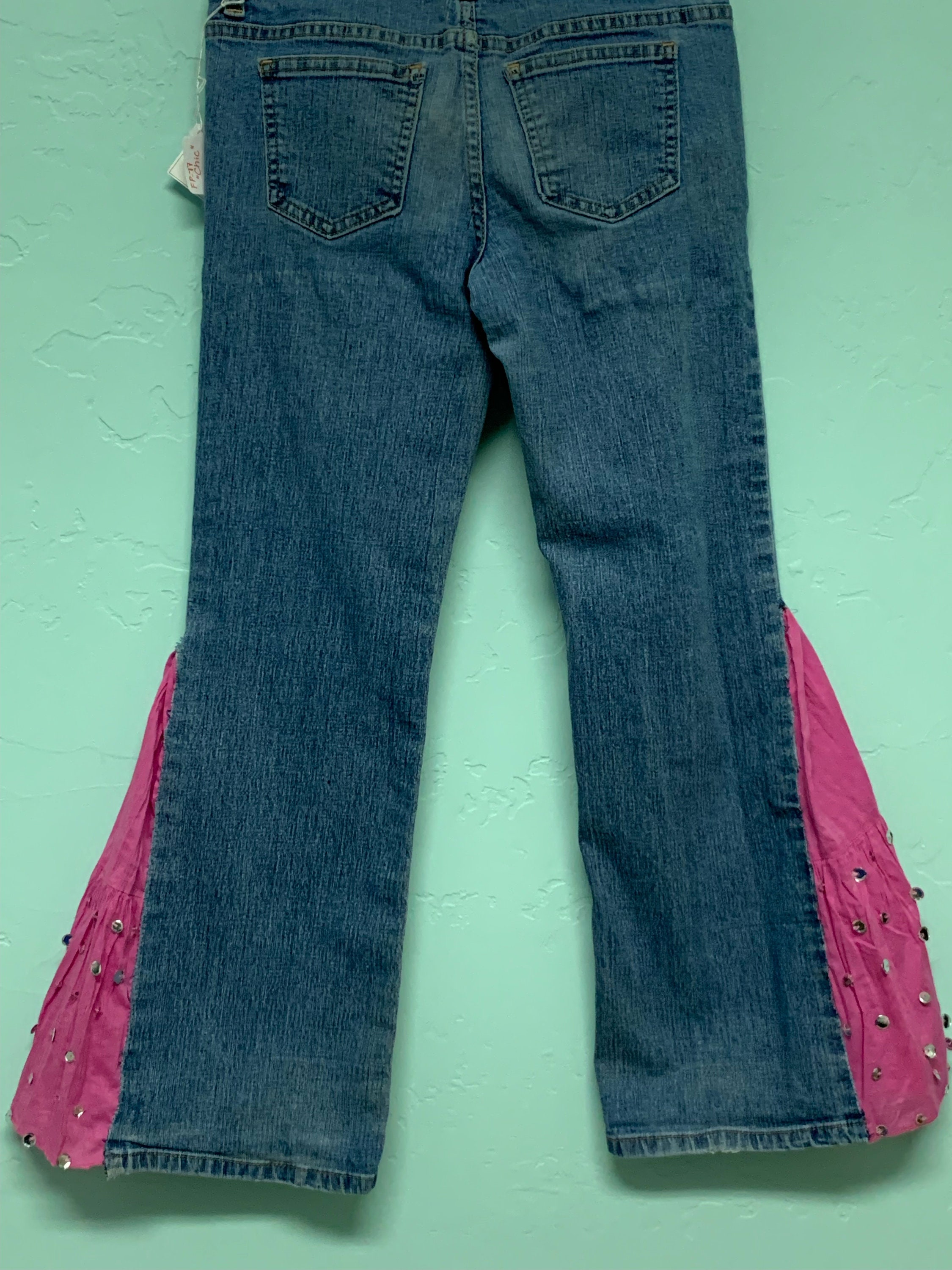 Girls Bell Bottoms, Girls Flare Styled Jeans, Hippy Jeans, Chic Up ...