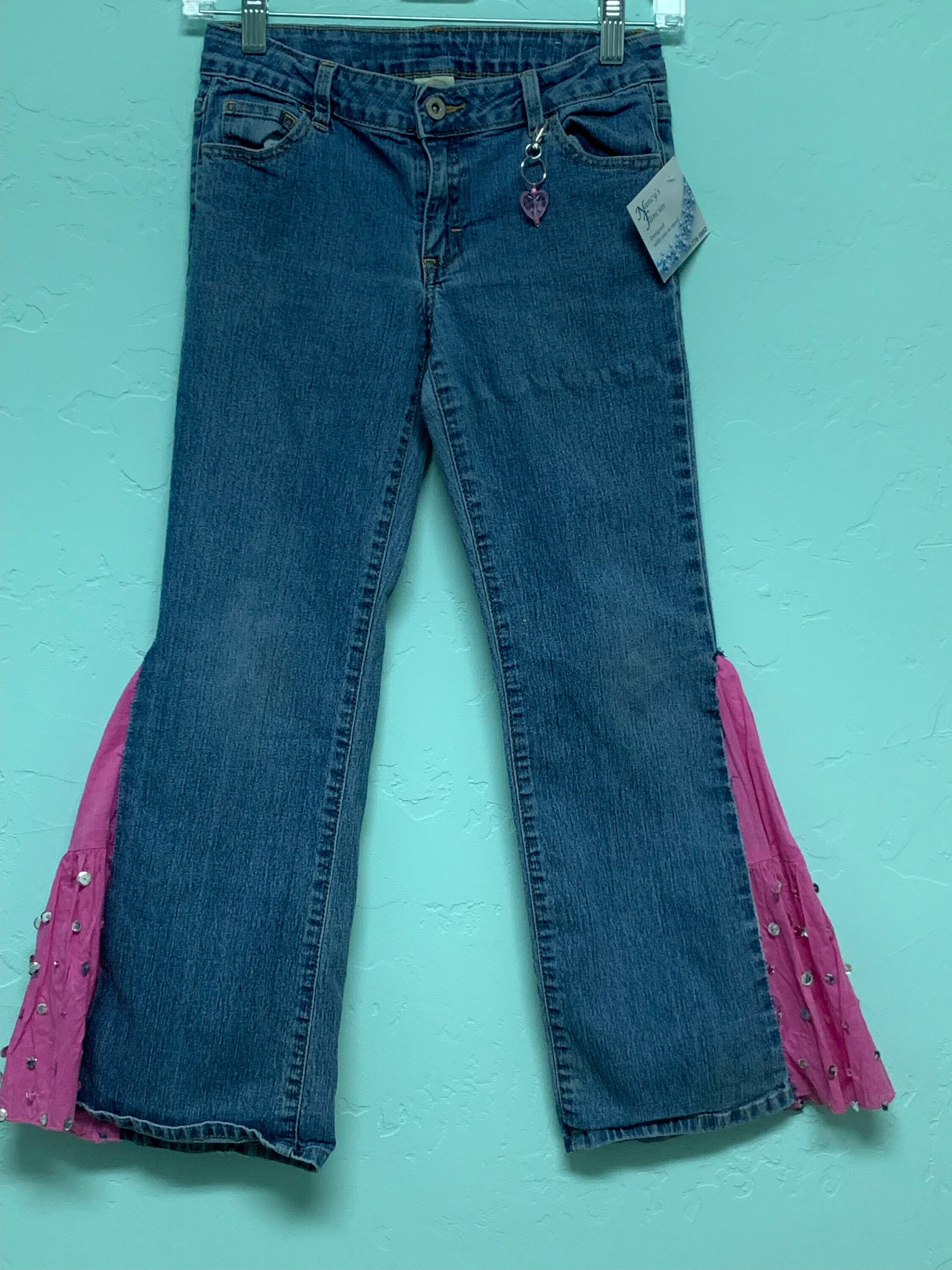 Girls Bell Bottoms, Girls Flare Styled Jeans, Hippy Jeans, Chic Up ...