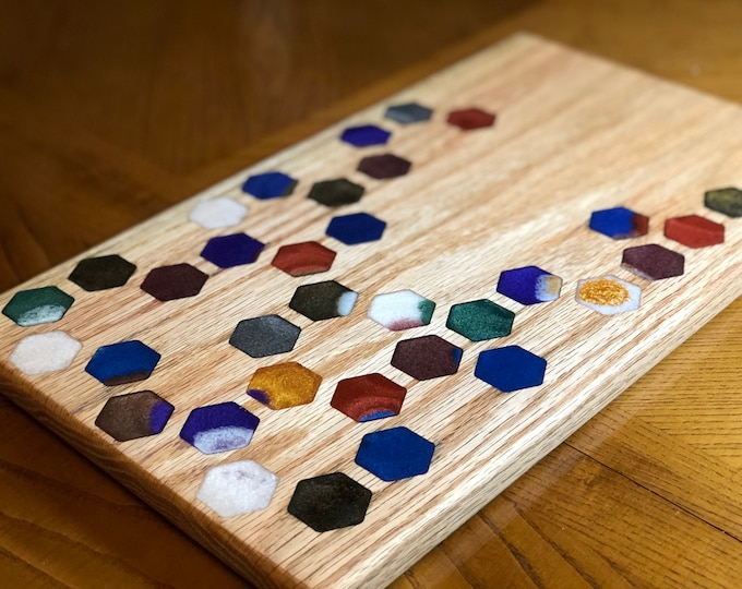 Hexagon Epoxy Cutting Board - Etsy