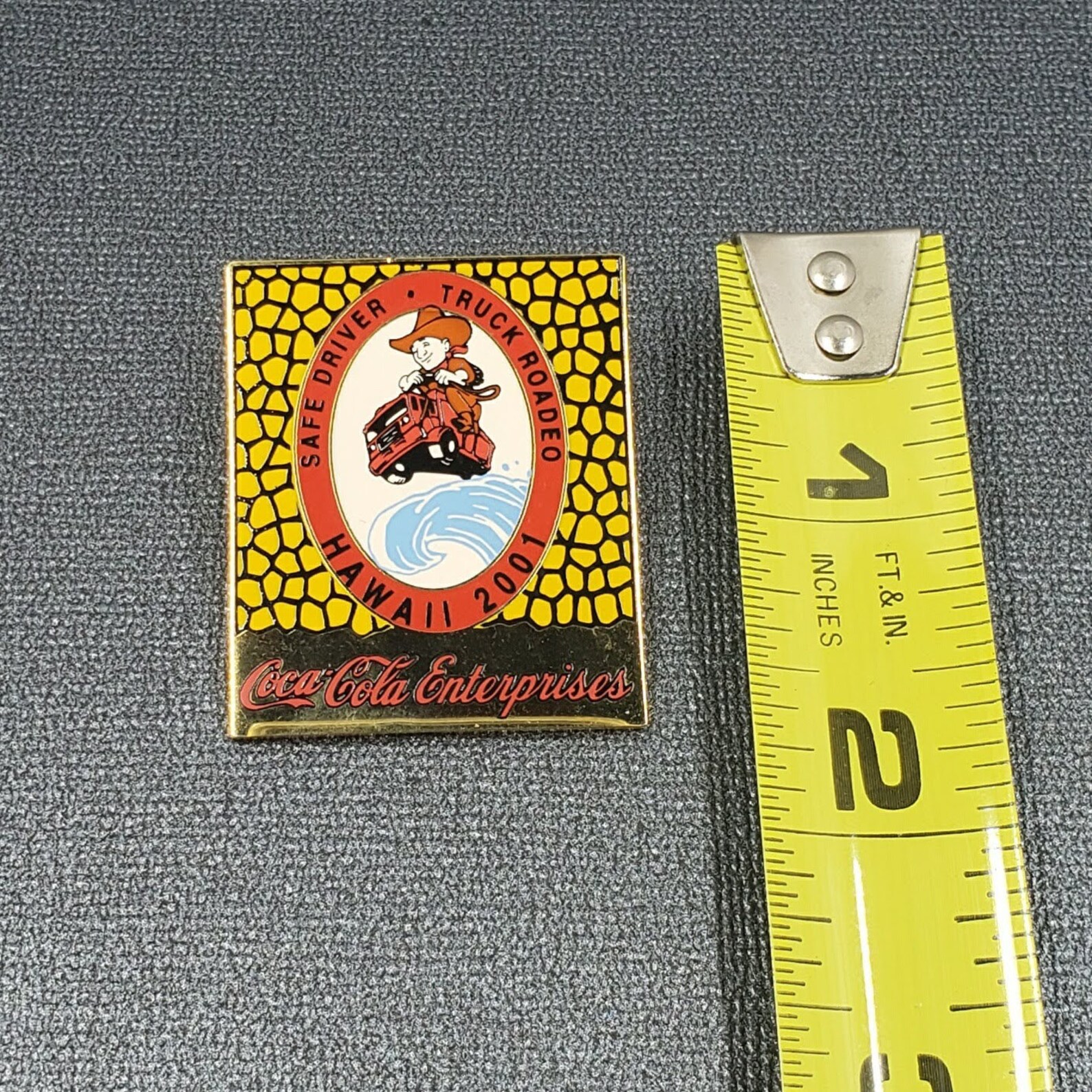 2001 Coke Coca-cola Enterprises Truck Rodeo Safe Driver Pin Hawaii ...