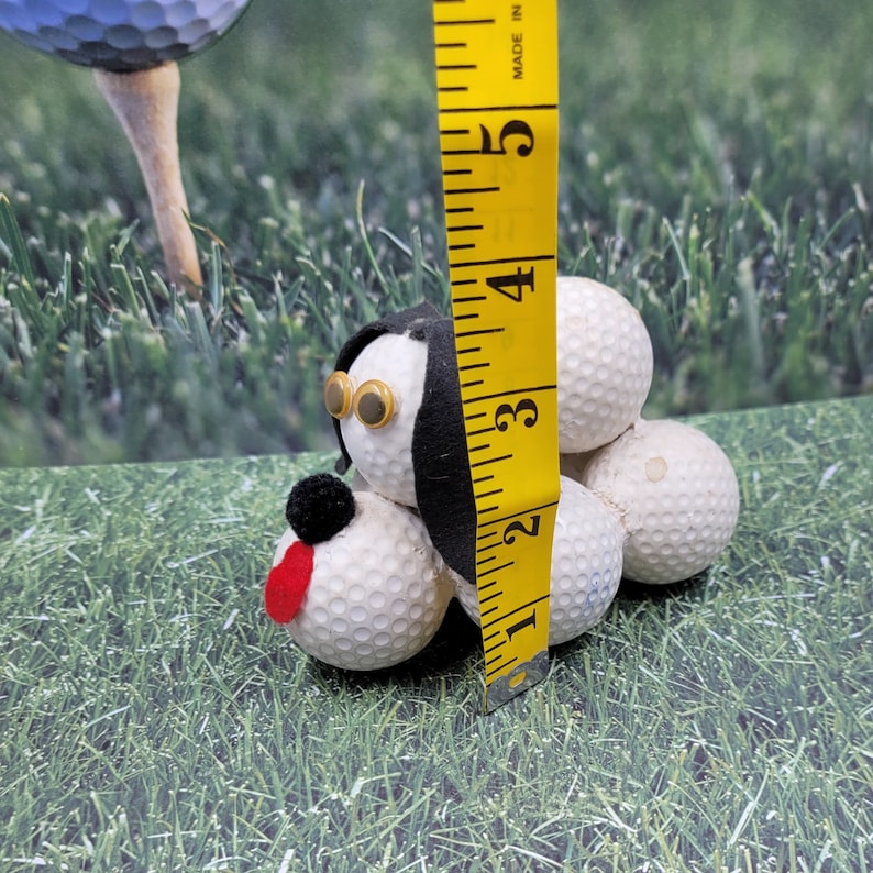 Golf Ball Dog ~ Handmade ~ Custom Made ~ Used Marked up Golf Balls - Etsy