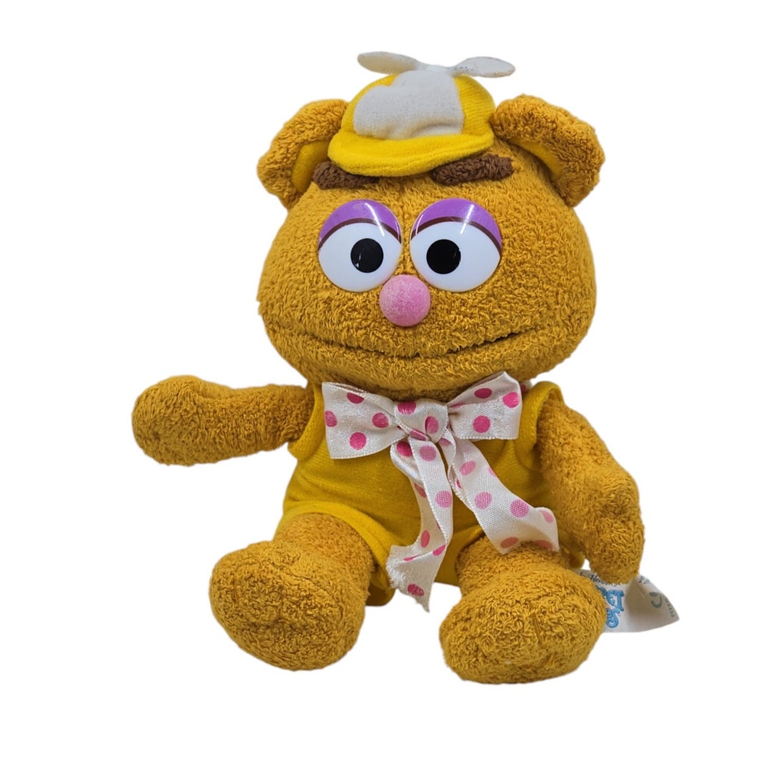 Jim Henson's Jr. Muppet Babies Plush Baby Fozzie Bear Vintage Toy ...