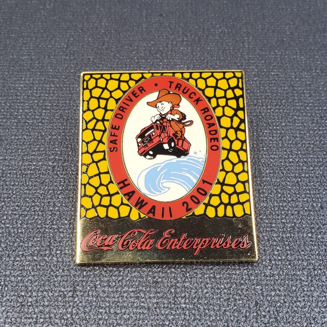 2001 Coke Coca-Cola Enterprises Truck Rodeo Safe Driver - Etsy España