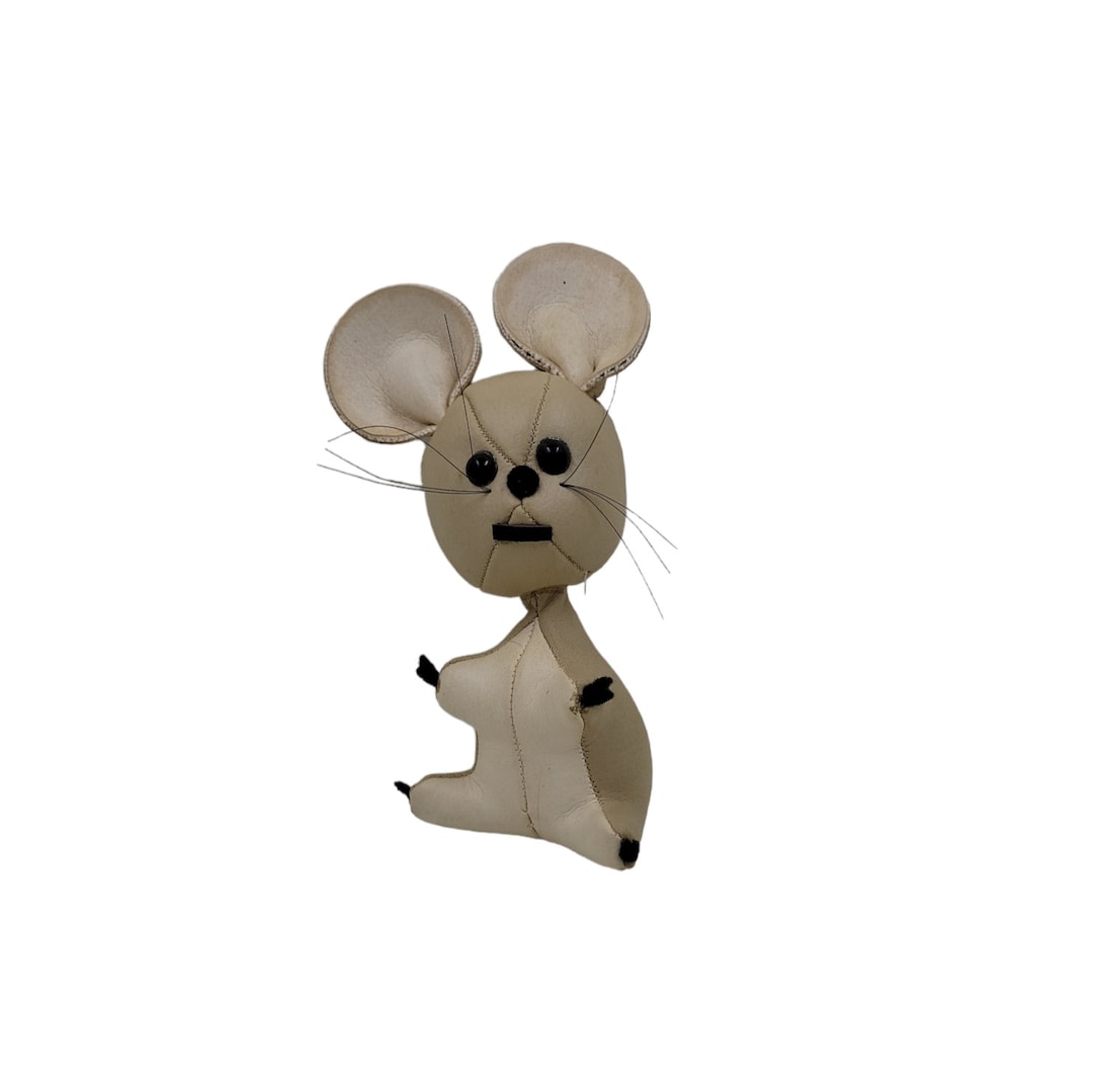 Leatherpets 6 Leather Mouse Morty Mouse Dakin Company 1960s - Etsy
