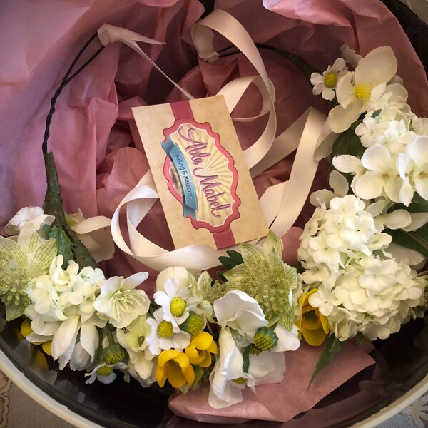 Bridal Flower Crown - Etsy UK