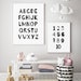 Numbers Printable Wall Art Black And White Numbers Kids | Etsy