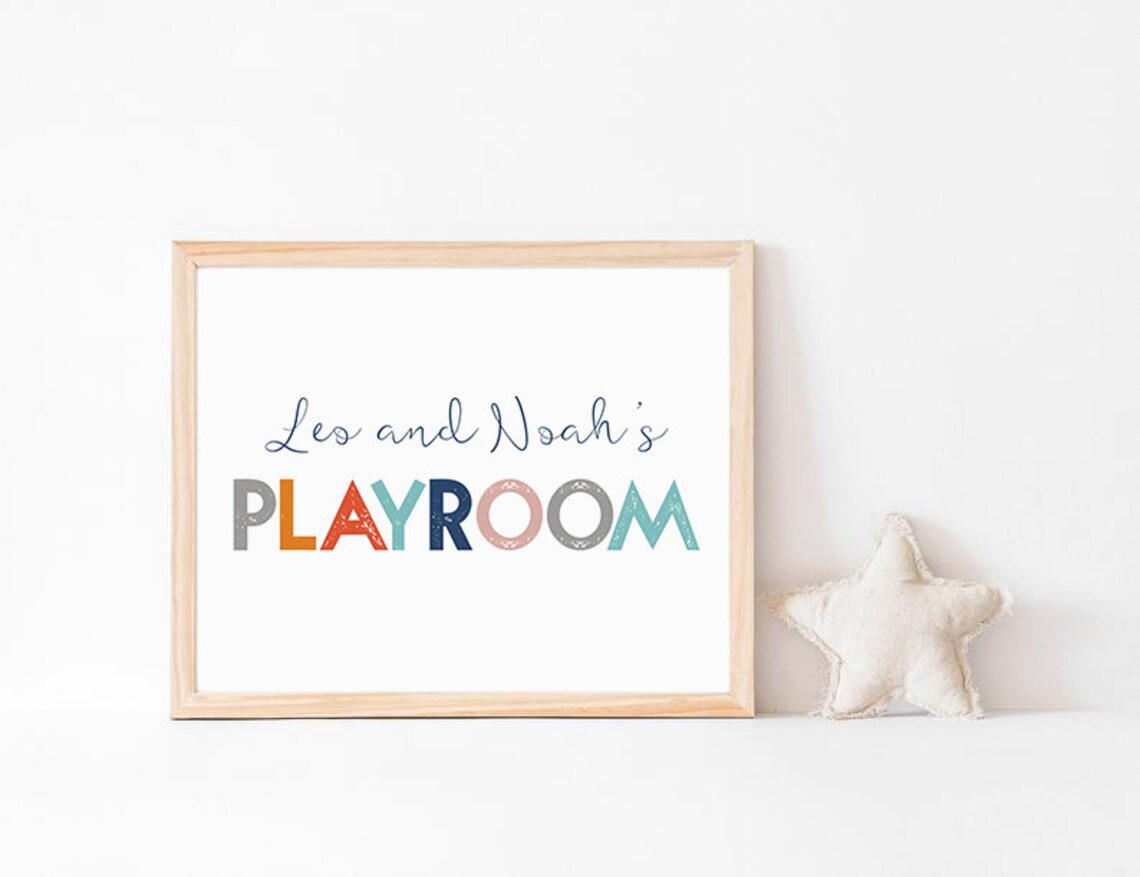 Playroom Sign Playroom Decor Playroom Wall Art Toy Room - Etsy