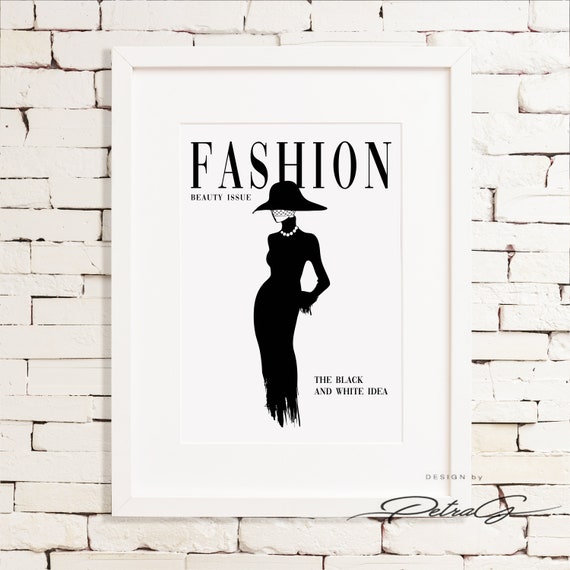 Fashion Print Fashion Poster Fashion Quotes Typography | Etsy
