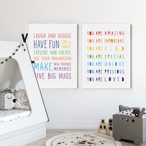 Kids Playroom Printable Art,nursery Printable Poster,toy Room Art ...