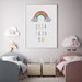 Rainbow Printable Poster, Kids Bedroom Decor, Watercolor Rainbow ...