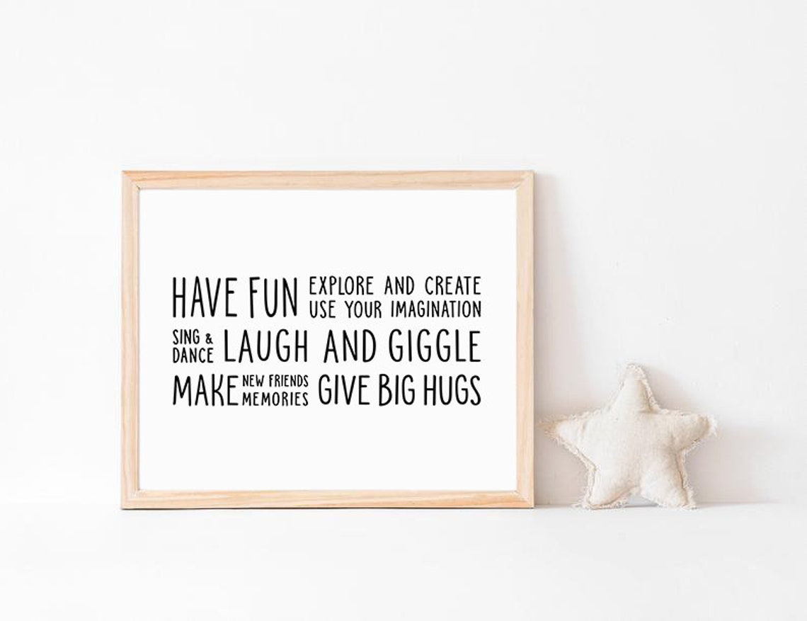 Playroom Wall Decorplayroom Printables Playroom Posters - Etsy