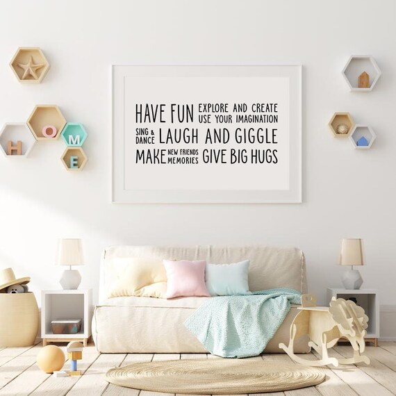 Playroom Wall Decorplayroom Printables Playroom Posters - Etsy