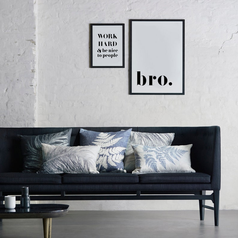 Bro. Printable Wall Art Instant Download Typography Poster - Etsy