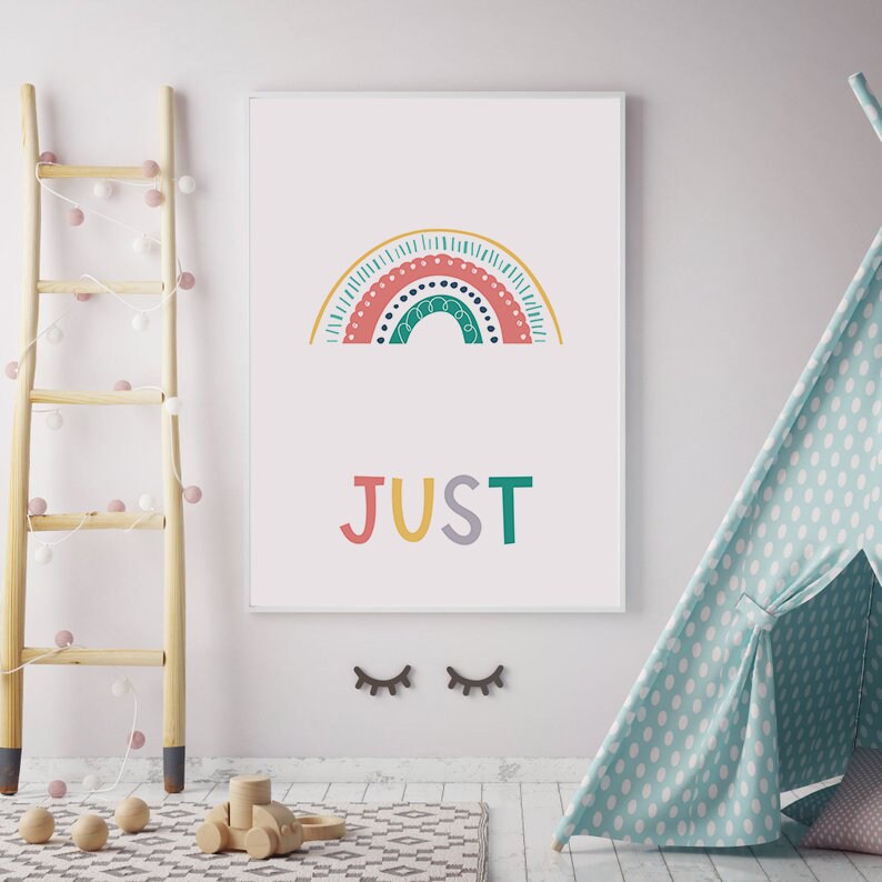 Let's Just Play Playroom Decor Set of 3 Printable - Etsy