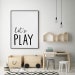 Set of 3 Playroom Printables Let's Play Let's Read - Etsy Canada