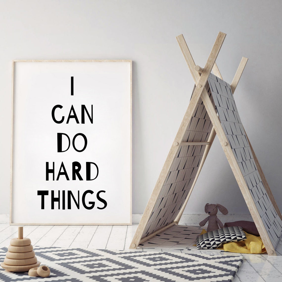 I Can Do Hard Things Printable Poster Printable Wall Art | Etsy