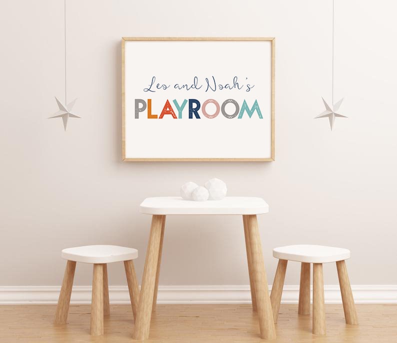 Playroom Sign Playroom Decor Playroom Wall Art Toy Room - Etsy