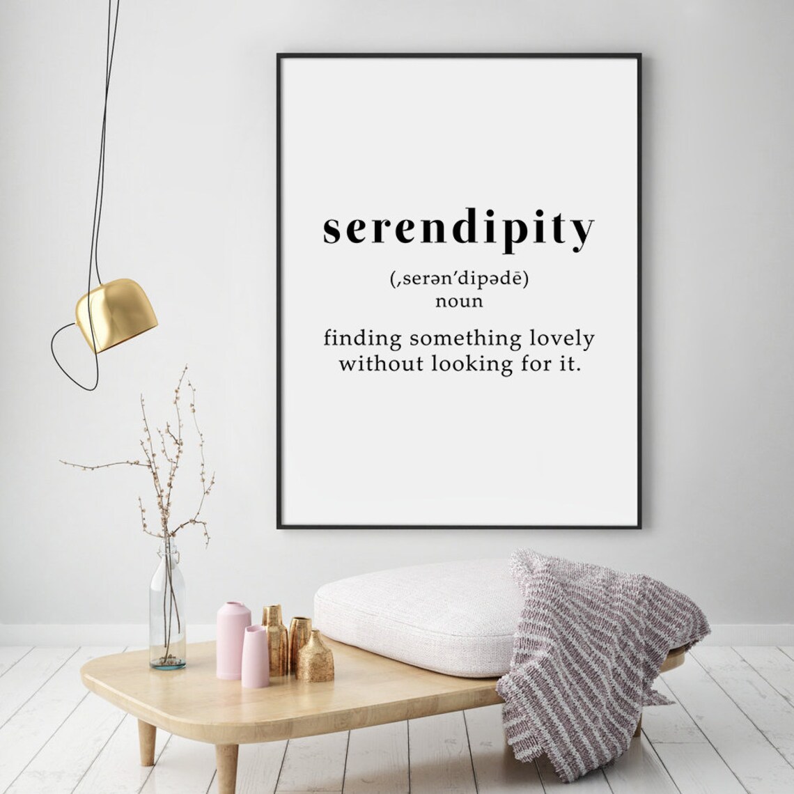 Serendipity Definition Wall - Etsy