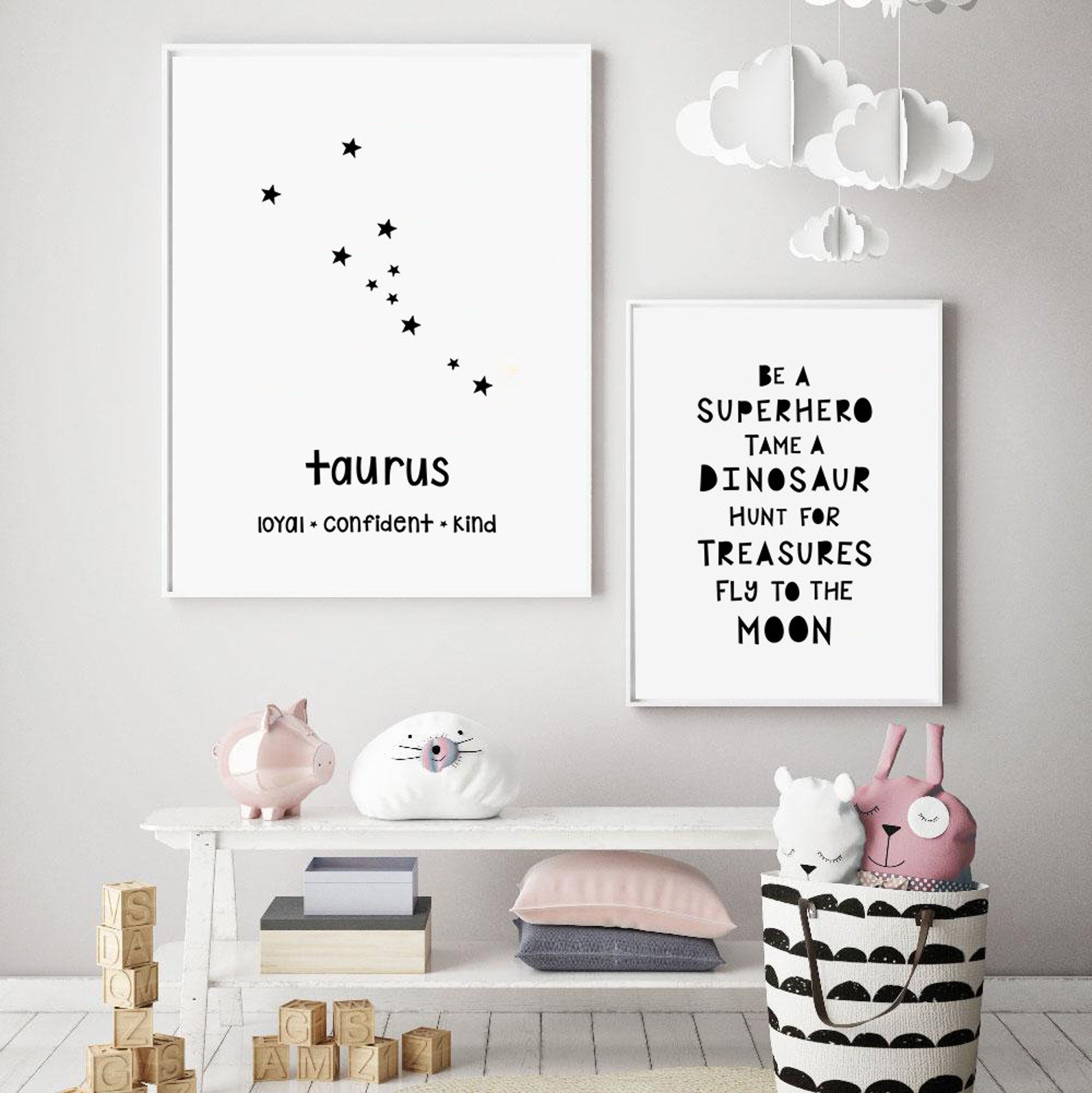 Taurus Zodiac Constellation Printable Constellation Print | Etsy