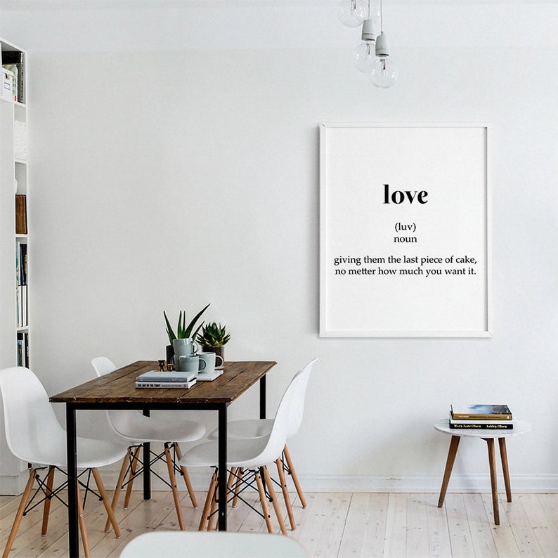 Love Print Love Definition Poster Love Dictionary Print - Etsy