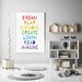 Dream Play Explore Create Learn Read Imagine-kids Printable - Etsy