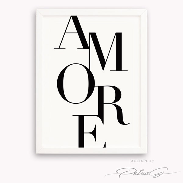 Amore Print - Etsy