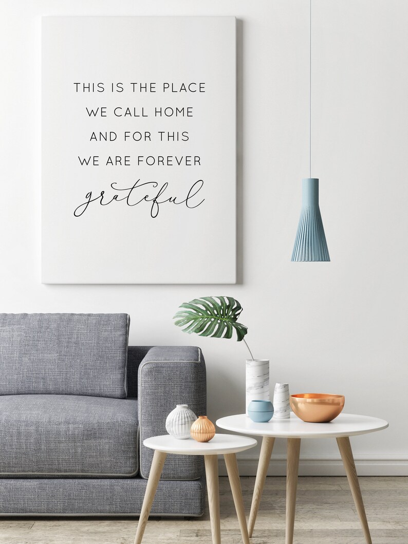 This is the Place We Call Home and for This We Are Forever - Etsy