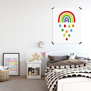 Emotions Printable Poster, Feelings Poster, Classroom Rainbow Decor ...