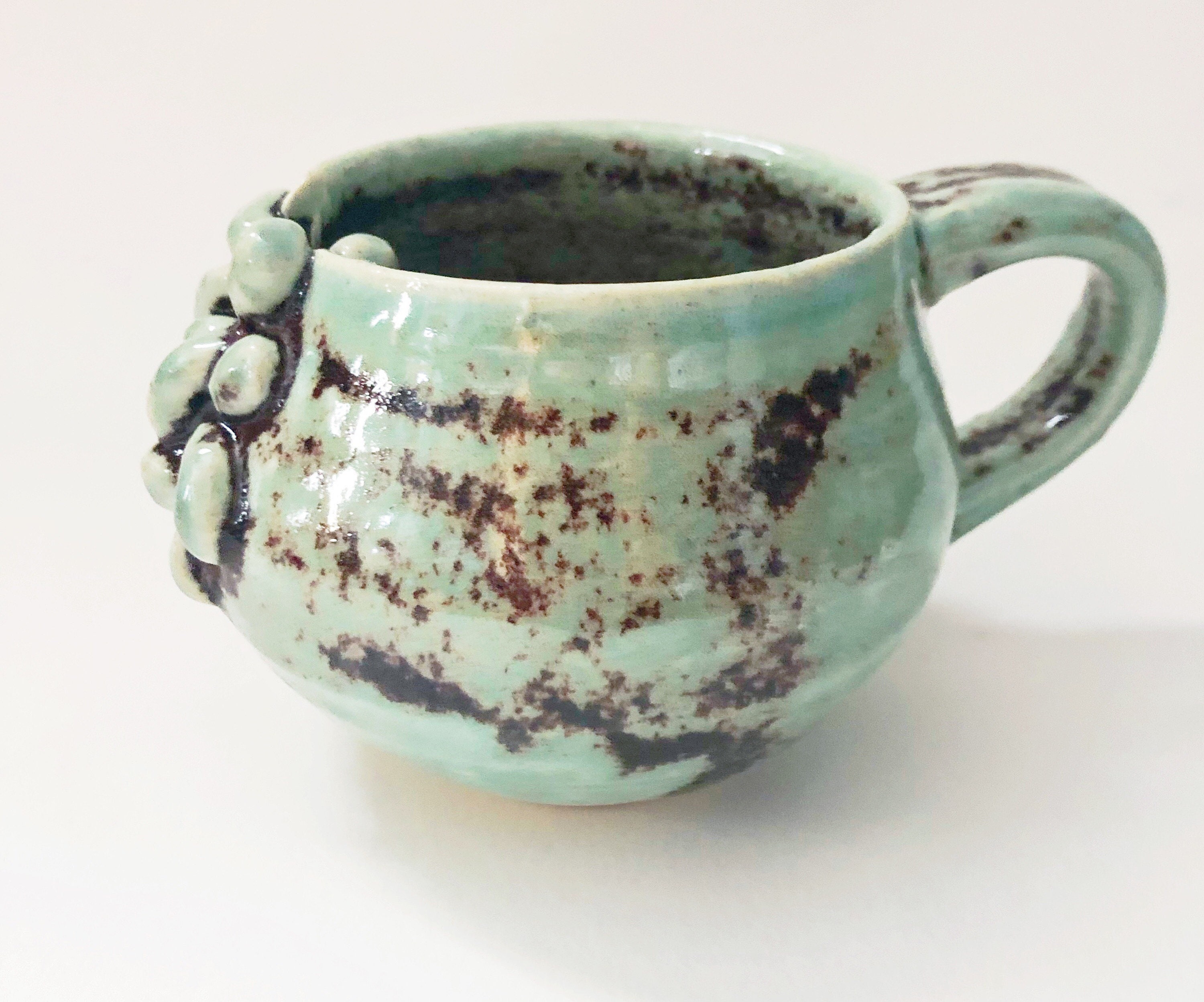 Sculptural Handmade Ceramic Mug With Handle - Etsy