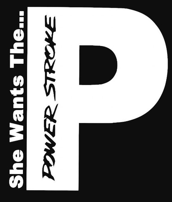 Powerstroke P Decal