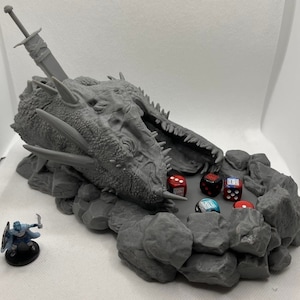 Slain Dragon Dice Tower | Dragon Dice Tower | Dungeons and Dragons Dice Tower | Beast Miniatures ...