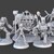 Druid Miniatures Set 4/forest Guardian/runic Glade/forest Portal ...