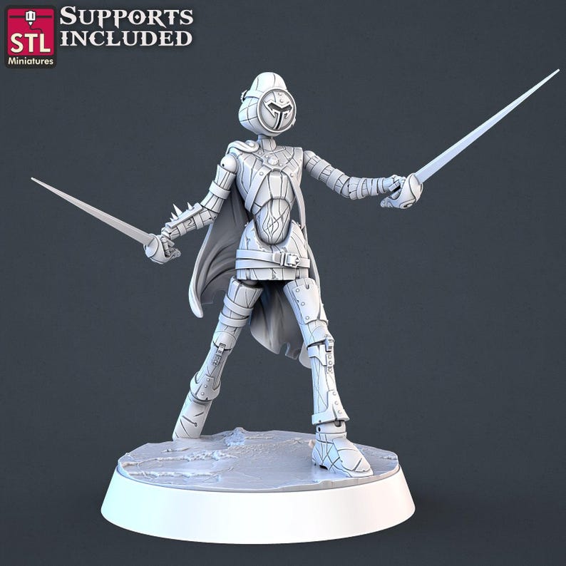 Warforged Miniature Set | Construct Set | Robot Miniatures | Metal ...